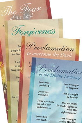 Complete set of Proclamation Cards | Proclamation Card | Derek Prince ...